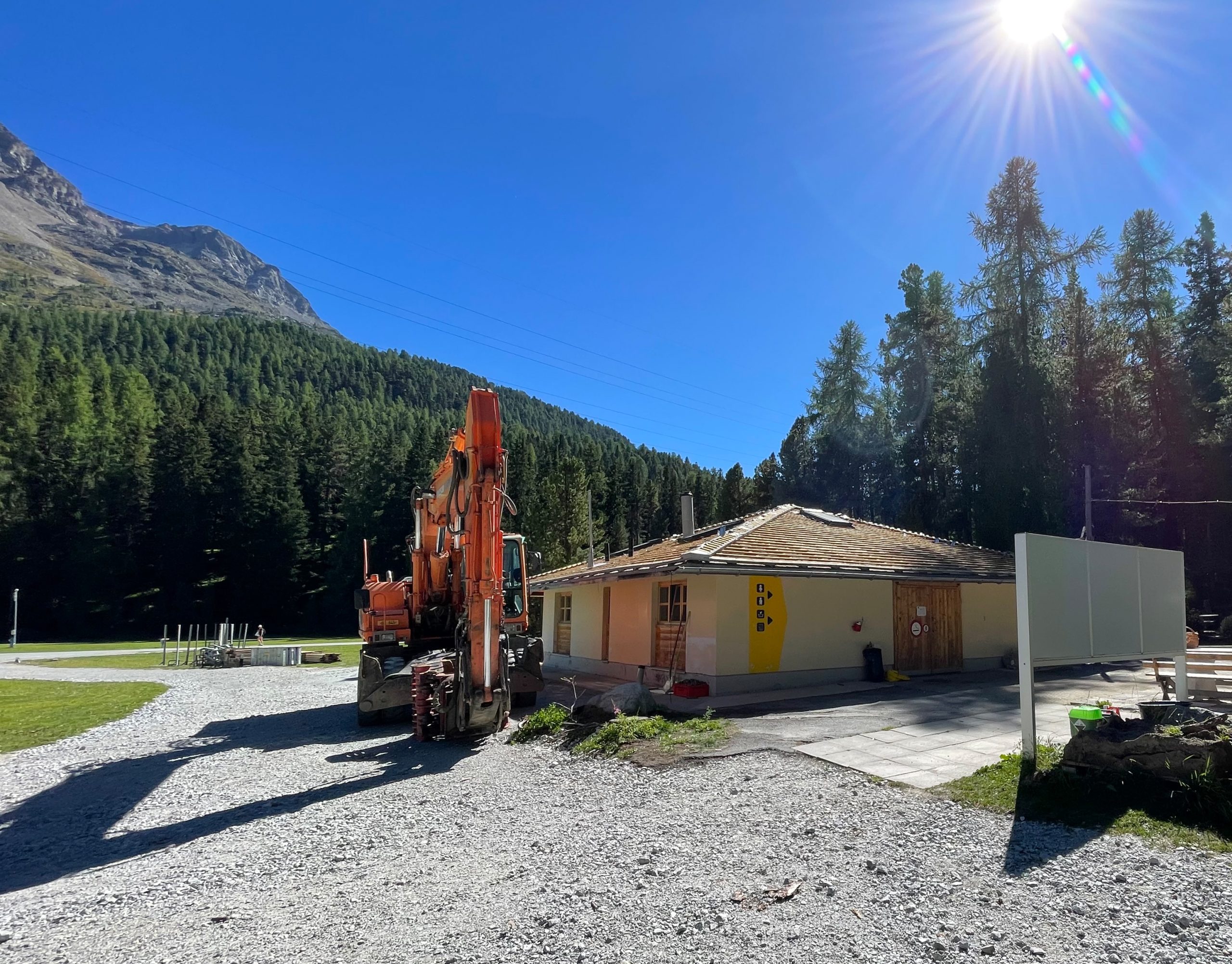 Start Baustelle Camping St. Moritz – Krähenbühl Architekten